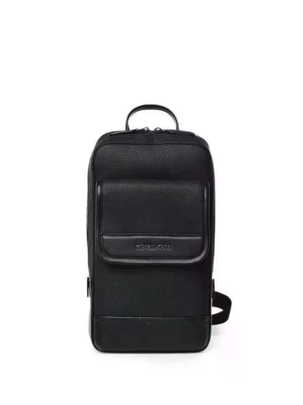 Michael Kors Jet Set Pebbled Sling Backpack - Black