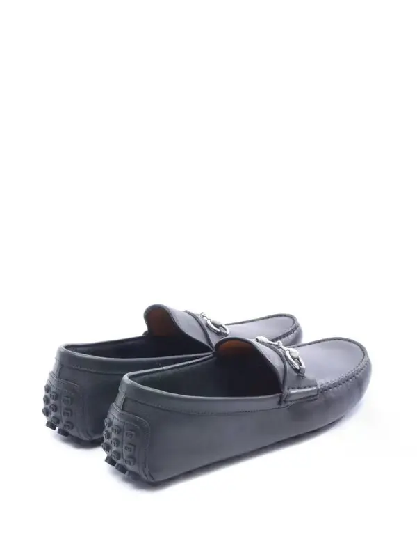 Gucci 2020s Horsebit Leather Loafers - Black