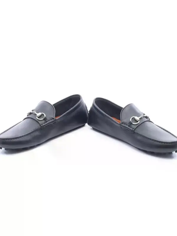 Gucci 2020s Horsebit Leather Loafers - Black