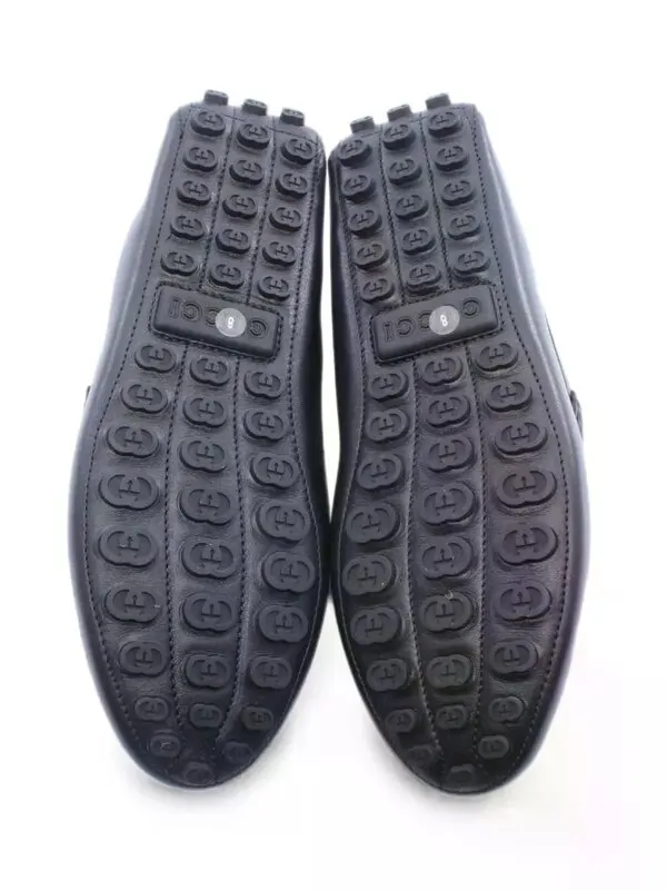 Gucci 2020s Horsebit Leather Loafers - Black
