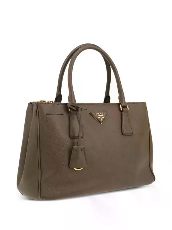 Prada Galleria Saffiano Leather Handbag - Brown