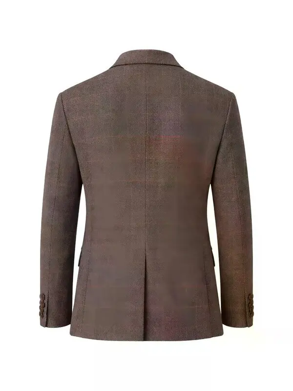 Pal Zileri Check-pattern Notched-lapel Jacket