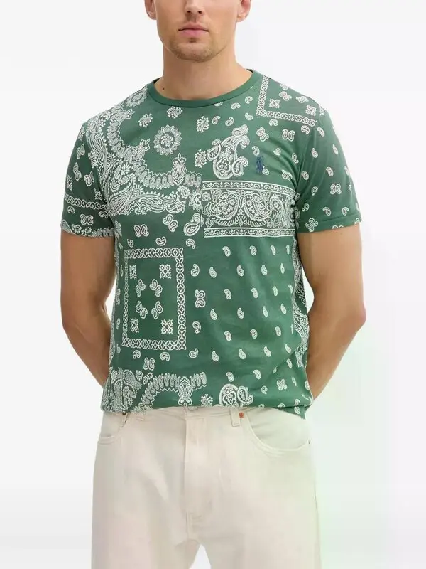 Polo Ralph Lauren Paisley-print T-shirt - Green