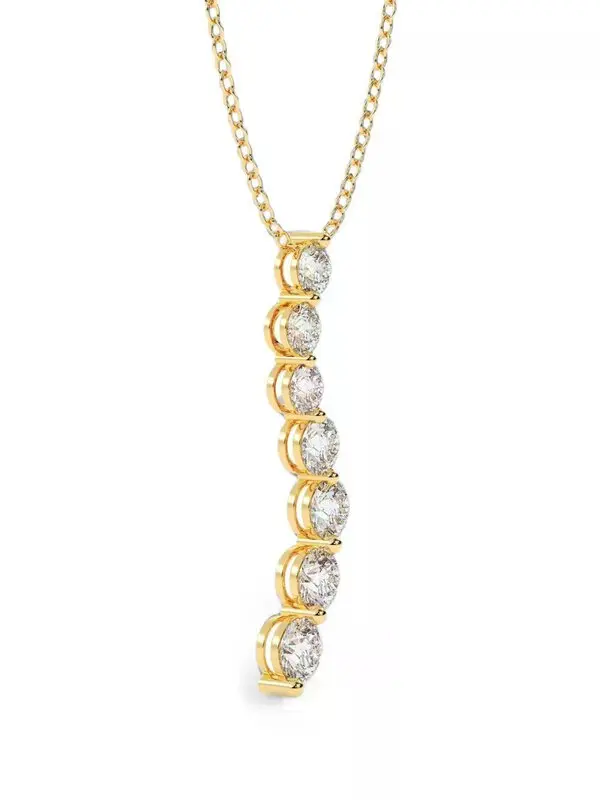 DIAMOND ESSENTIALS Journey Diamond Pendant Necklace