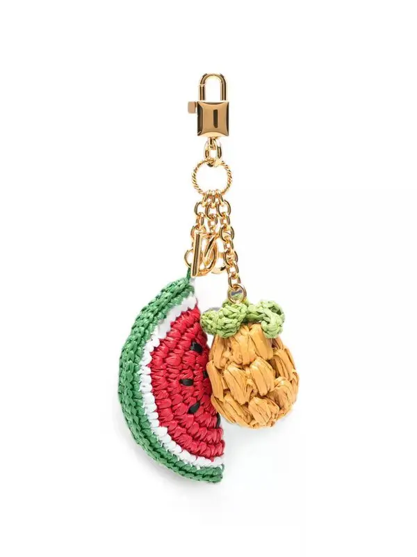Dolce & Gabbana Logo-plaque Keychain