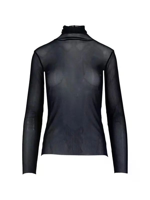 ANTIPAST Canotta Sheer High-neck T-shirt - Black