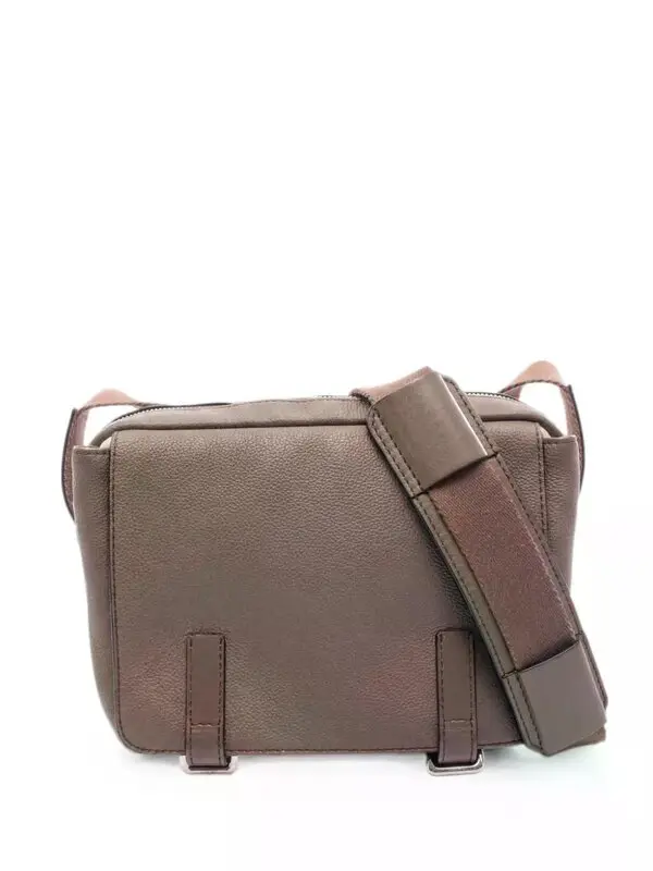 Loewe 2010s Xs Military Leather Shoulder Bag - Brown