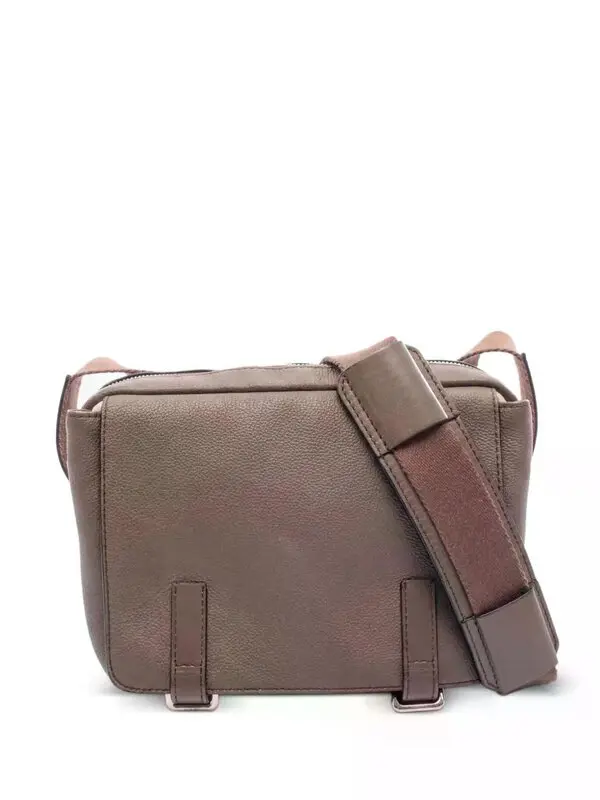 Loewe Military Leather Messenger Bag - Brown