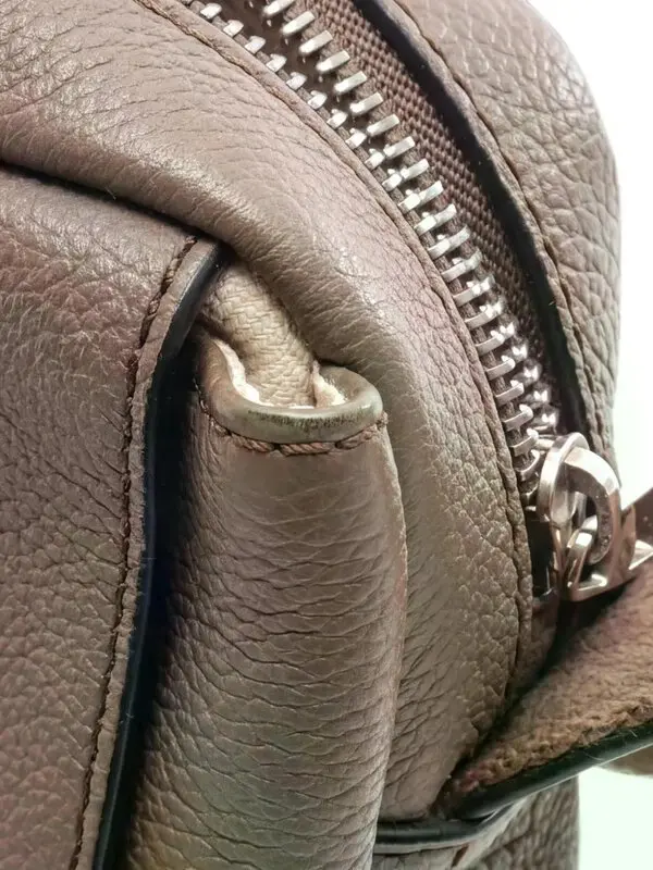 Loewe Military Leather Messenger Bag - Brown