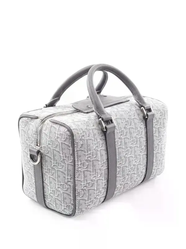 Dior 2010s Lango Oblique-pattern Tote Bag