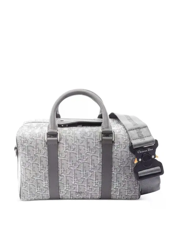 Dior Oblique Patterned Tote Bag - Grey
