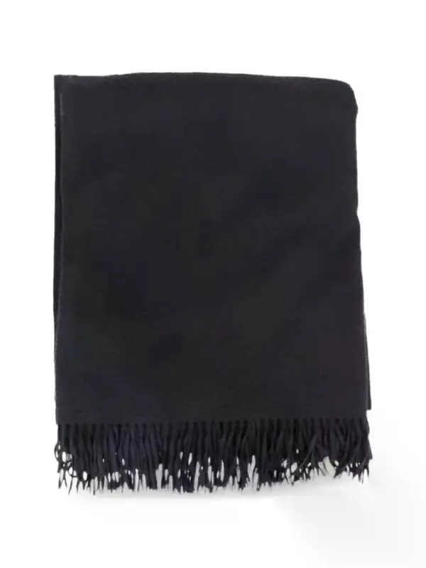 Isaia Fringed-edge Scarf