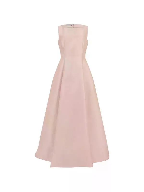 Alberta Ferretti Sleeveless Flared-skirt Maxi Dress - Pink