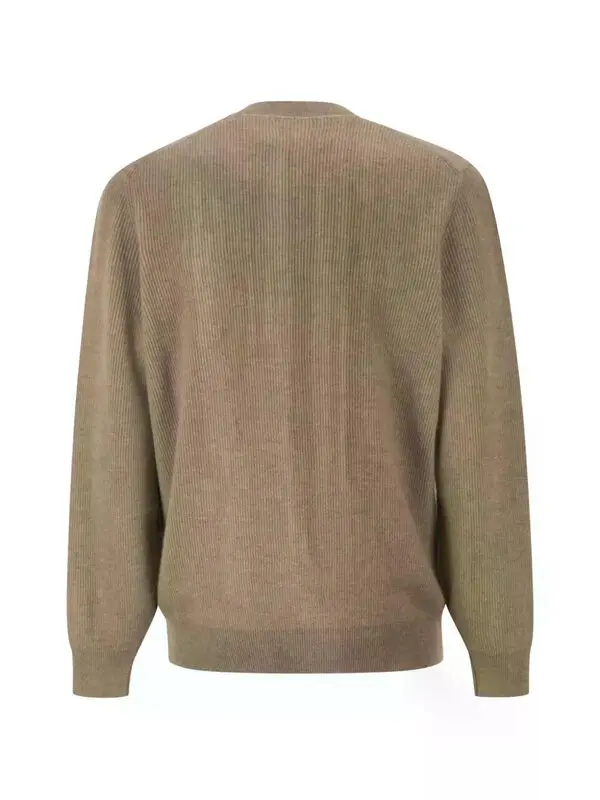 Brunello Cucinelli Ribbed-knit Cotton-insert Sweater
