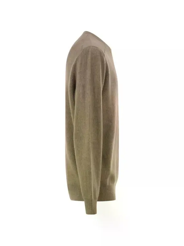 Brunello Cucinelli Ribbed-knit Cotton-insert Sweater