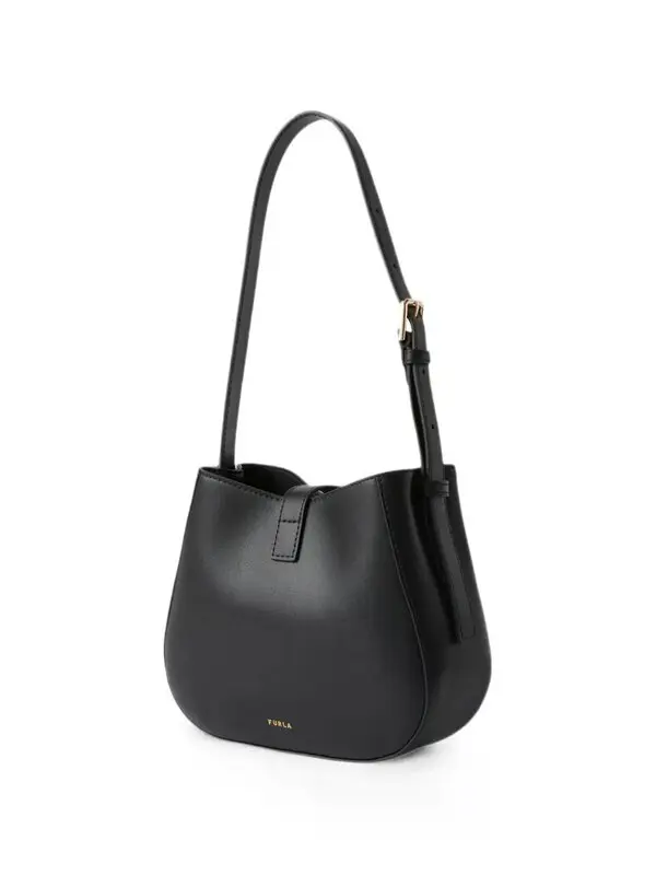 Furla Large Buckle-detail Leather Bucket Bag