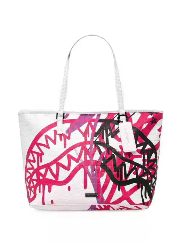 SPRAYGROUND Crash Graff Turbo Graffiti-print Tote Bag