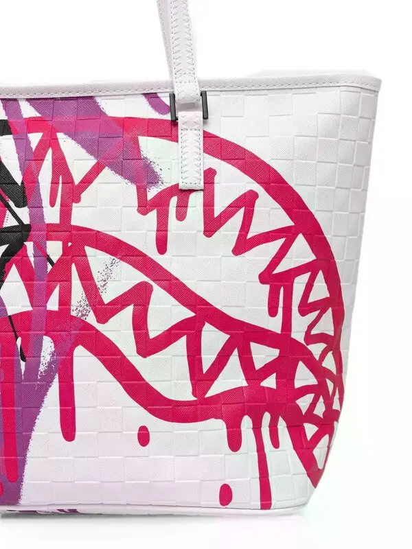 SPRAYGROUND Crash Graff Turbo Graffiti-print Tote Bag