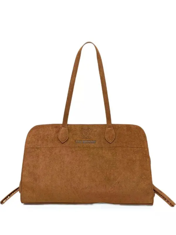 Moschino Logo-debossed Tote Bag
