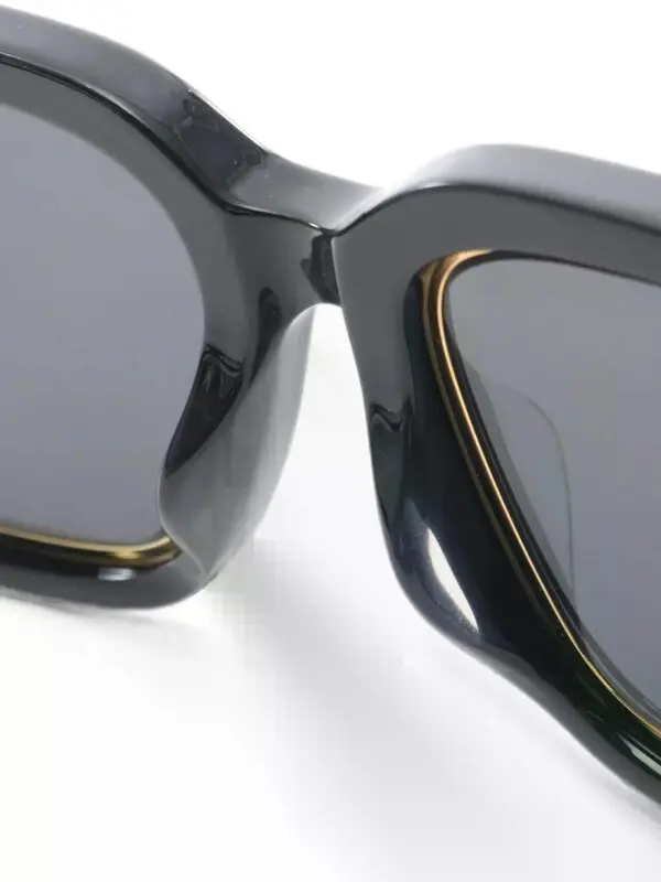 Gucci Logo-arm Square-frame Sunglasses