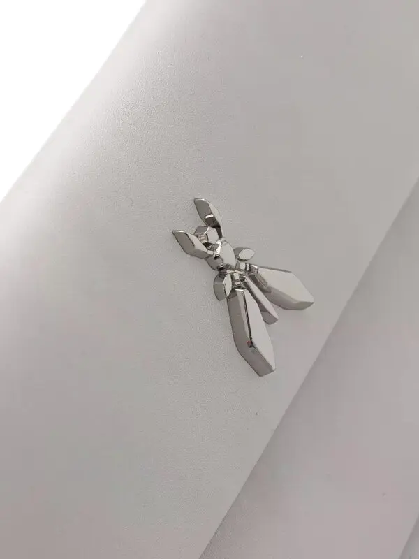 Patrizia Pepe Fly Plaque Chain Strap Clutch Bag - Grey