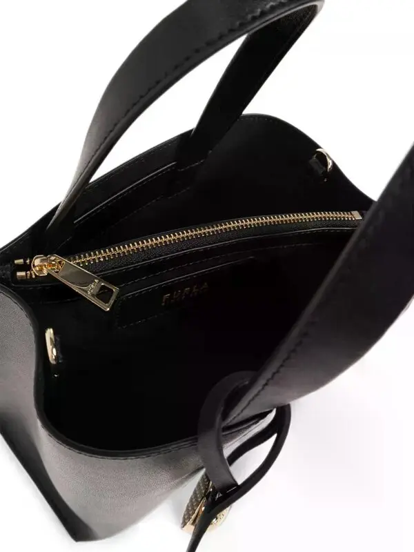 Furla Mini Divide Logo-lettering Leather Tote Bag