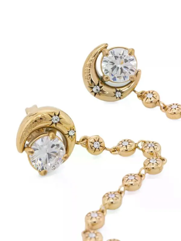 Guess Aurora Crystal-embellished Drop Earrings - Gold
