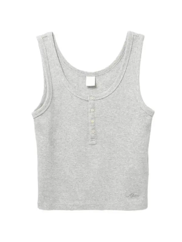 AAPE BY *A BATHING APE Logo-embroidered Vest - Grey