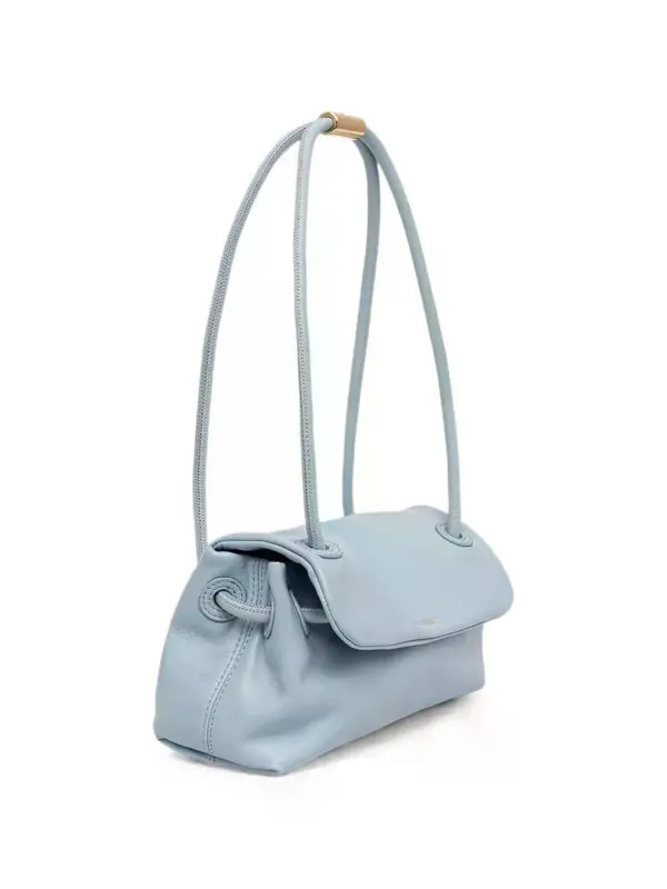 TRUSSARDI Mini Orbita Logo-print Leather Tote Bag - Blue