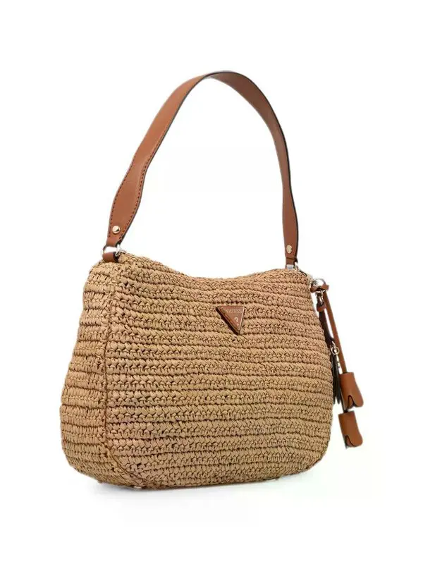 Guess Ofelia Woven Logo-plaque Shoulder Bag