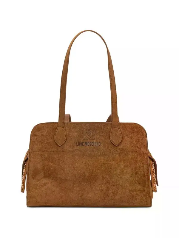 Moschino Logo-debossed Tote Bag