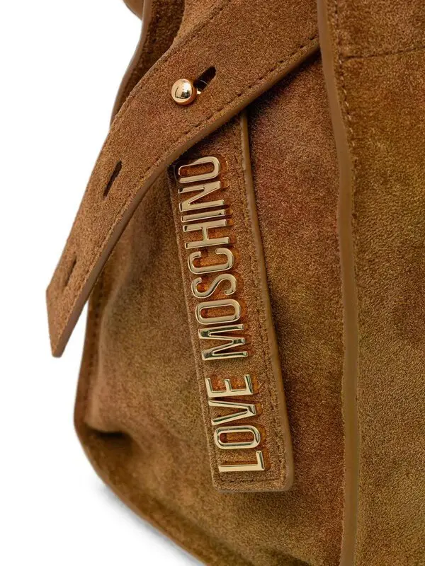 Moschino Logo-debossed Tote Bag
