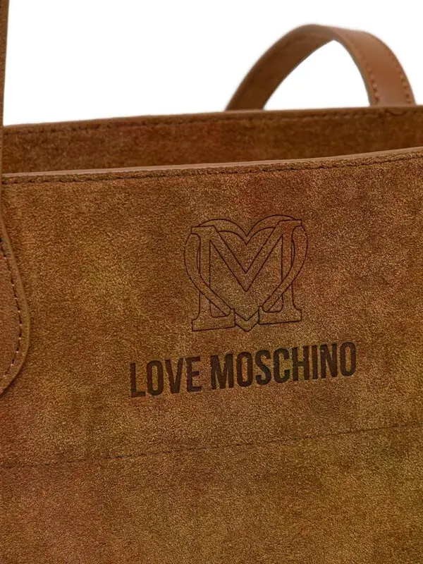 Moschino Logo-debossed Tote Bag