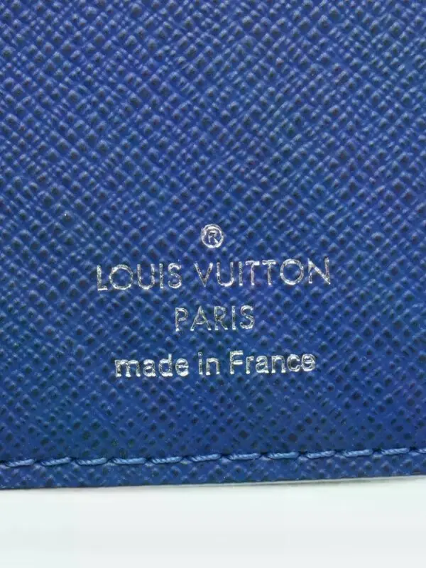 LOUIS VUITTON 2019 Taigarama Brother Long Wallet - Blue