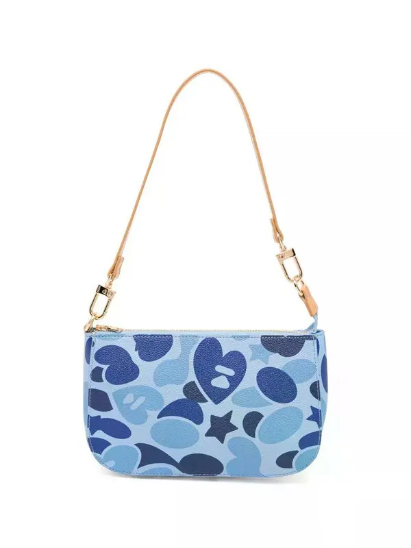 AAPE BY *A BATHING APE Abc Camo Shoulder Bag - Blue