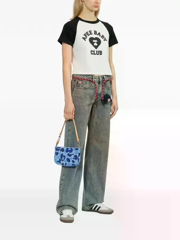 AAPE BY *A BATHING APE Abc Camo Shoulder Bag
