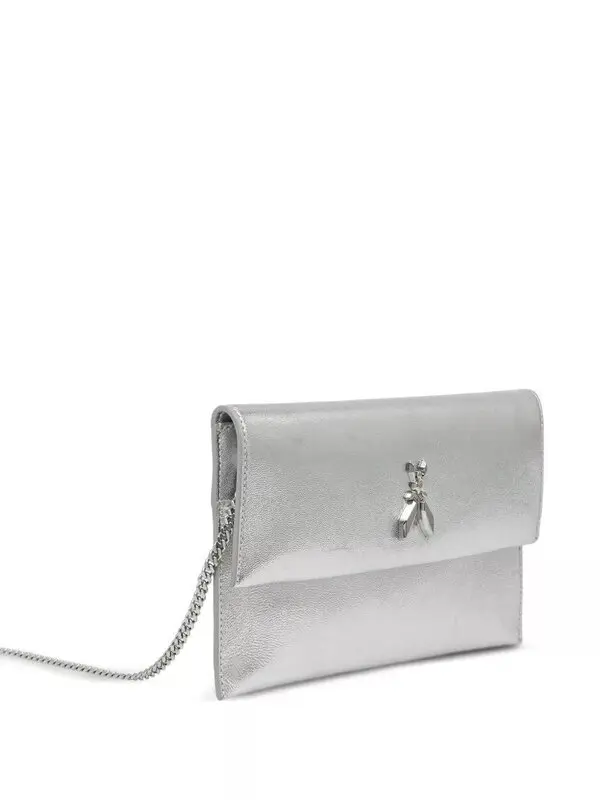 Patrizia Pepe Fly Clutch Bag - Silver