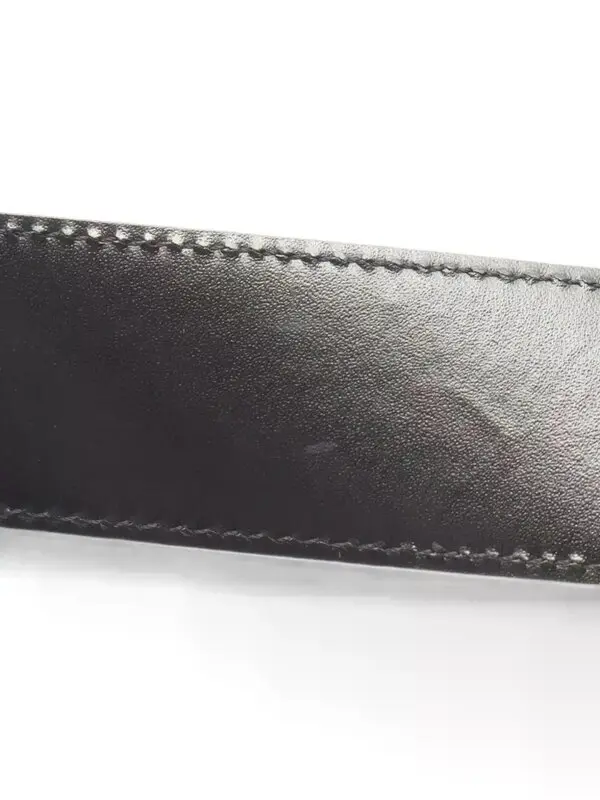LOUIS VUITTON 2017 Damier Graphite Initial Belt