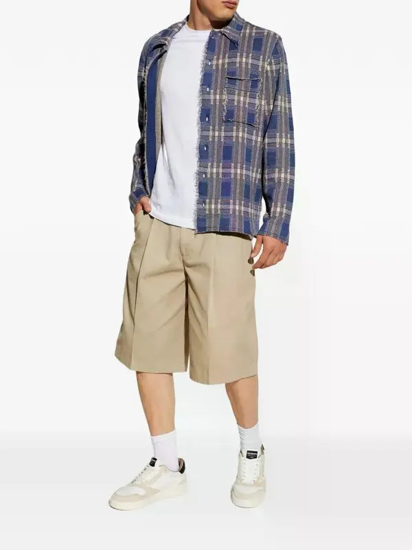 ALLSAINTS Castro Pleated Shorts