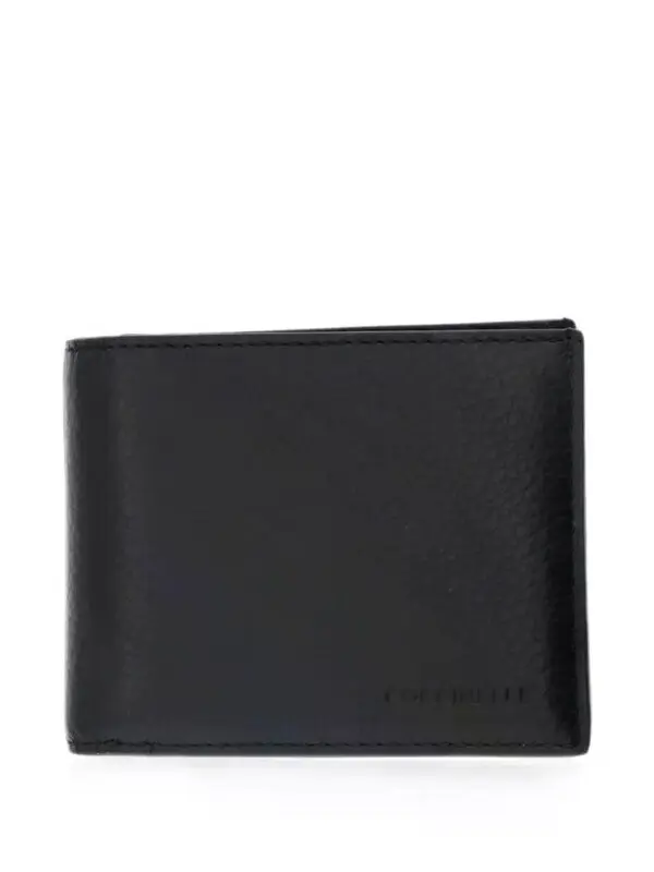 COCCINELLE Soft Logo-debossed Grained Wallet - Black