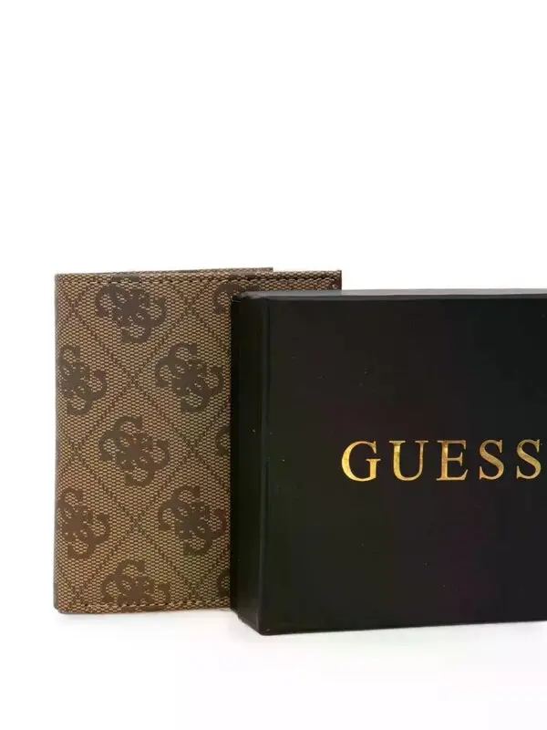Guess Milano Monogram-print Logo-plaque Wallet