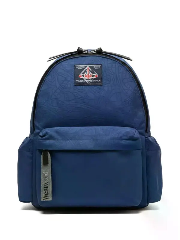VIVIENNE WESTWOOD Orb Jacquard Backpack - Blue