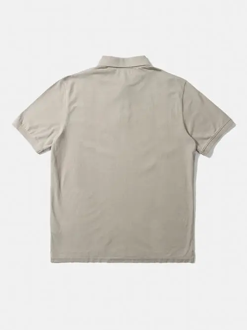 EDMMOND STUDIOS Duck Logo Piqué Polo Shirt - Plain Taupe