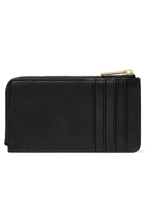 Tory Burch Charlie Zip Leather Card Case
