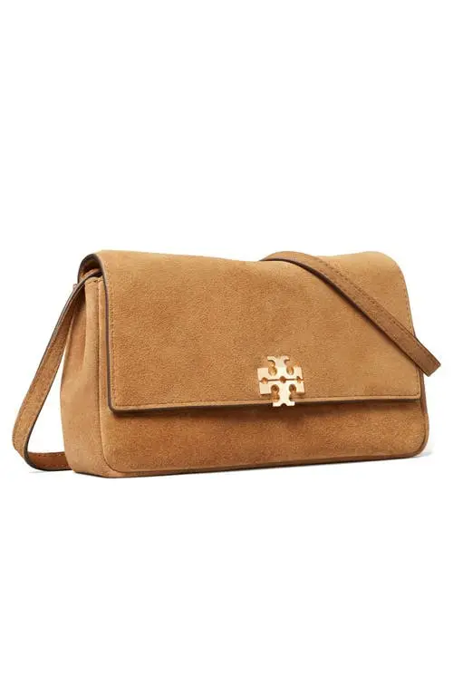 Tory Burch Charlie Suede Wallet On A Chain