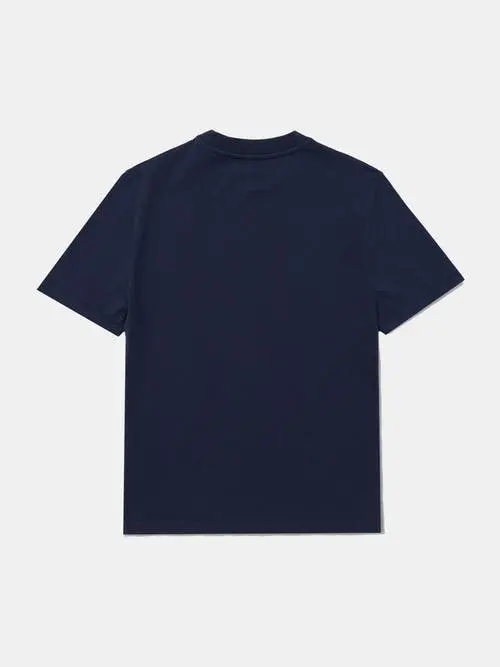 EDMMOND STUDIOS Cassette Print T-shirt - Plain Navy
