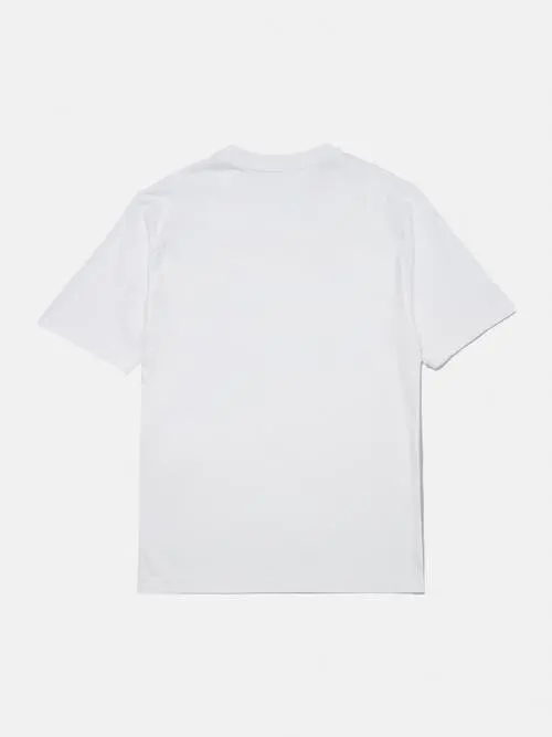 EDMMOND STUDIOS Avant Garde Printed T-shirt - Plain White