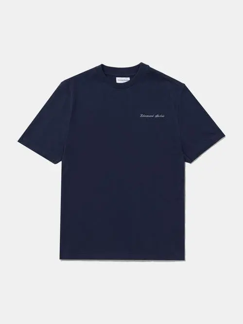 EDMMOND STUDIOS Banquet Hall Print T-shirt - Plain Navy