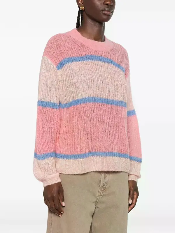 Closed Striped Mohair Blend Sweater