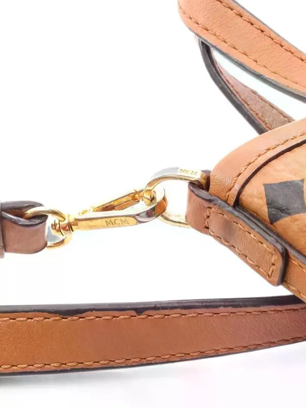 Mcm 2000s Monogram Leather Tote Bag